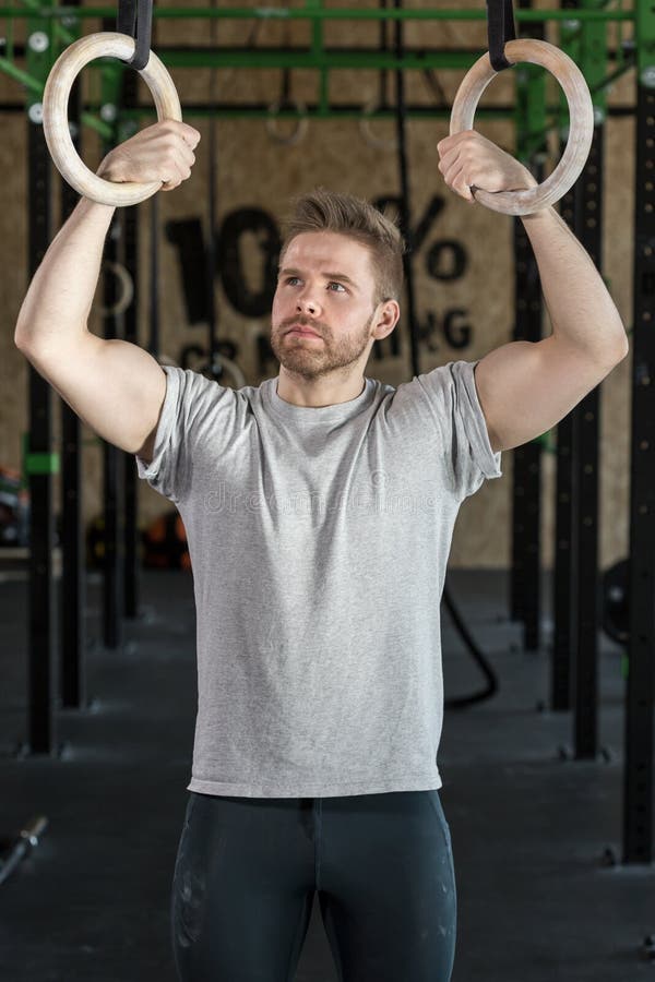 Man and crossfit stock photo. Image of muscles, pull - 54273260