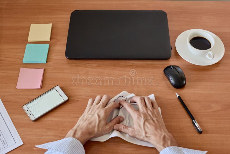 Man crumpling paper stock image. Image of firm, desktop - 116598017