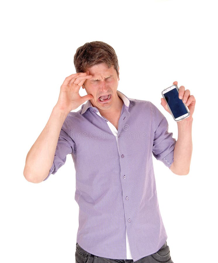 Young Guy Crying Phone Call Stock Photos - Free & Royalty-Free Stock ...