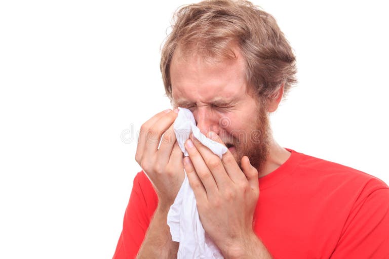 Man Crying into His Handkerchief Stock Photo - Image of morning, years ...