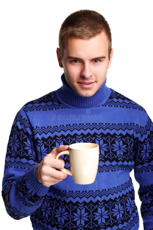 Man with cup stock photo. Image of hands, background - 24933972