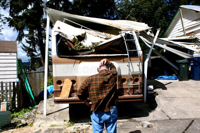 Rv Damaged Stock Photos - Free & Royalty-Free Stock Photos from Dreamstime