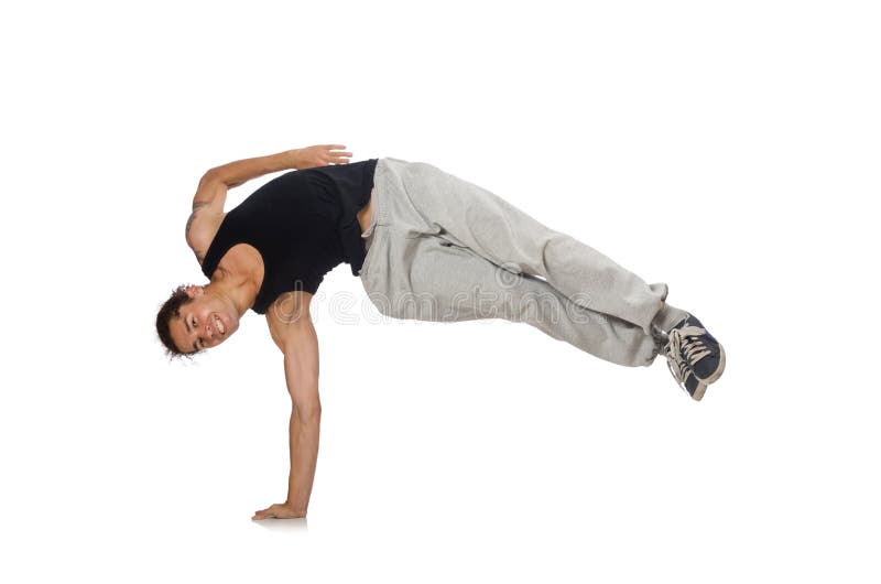 Man dancing isolated stock photo. Image of dance, freestyle - 46294638