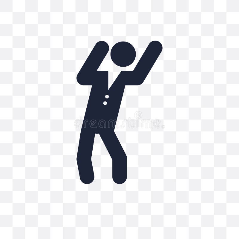 Man Dancing Transparent Icon. Man Dancing Symbol Design from People ...