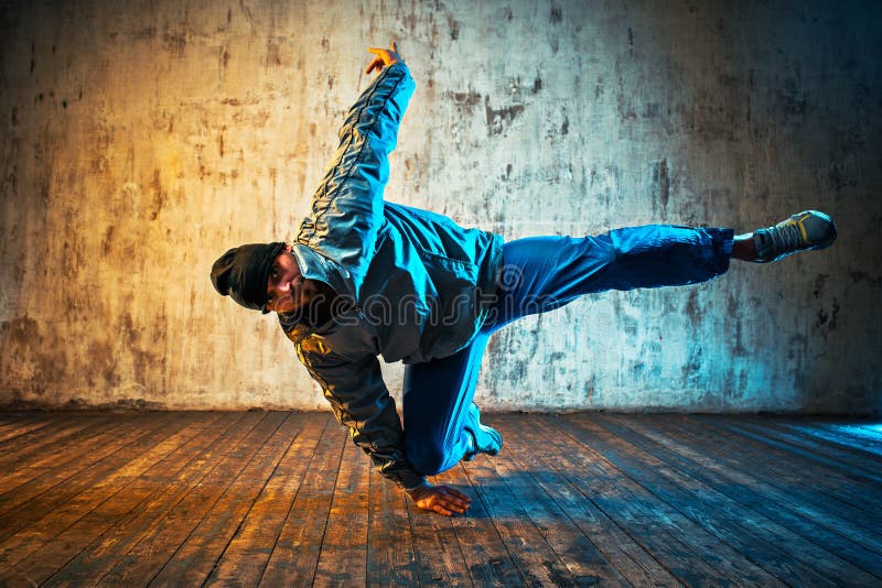 The Male Break Dancer in Water. Stock Image - Image of dancer, male ...