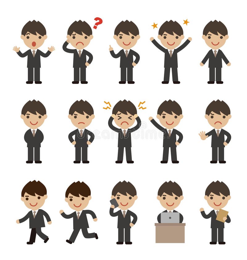 Grey Suits Stock Illustrations – 314 Grey Suits Stock Illustrations ...