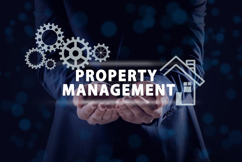 Man Demonstrating Text Property Management and Illustrations on Dark ...