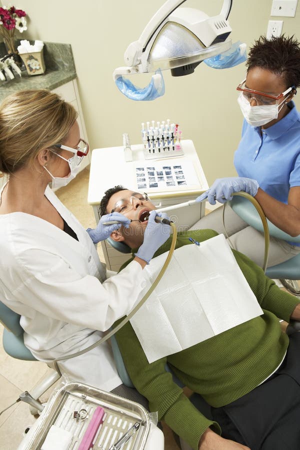 Man at Dental Clinic for Check-Up Stock Image - Image of health ...