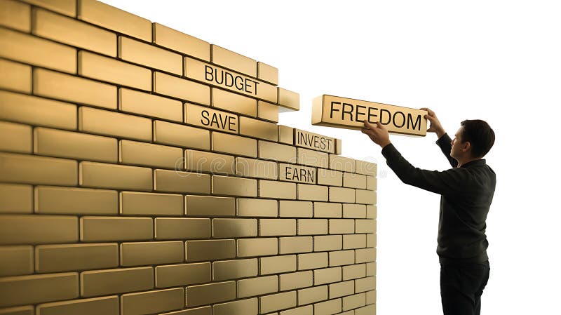 Building Financial Freedom a Path To Financial Independence Stock ...