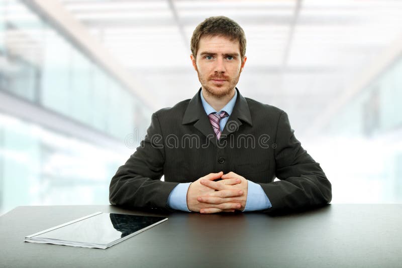 Man on a desk stock image. Image of environment, office - 39894459