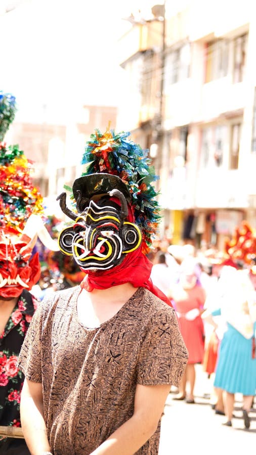 Man in a devil mask editorial photo. Image of entertainment - 149941961