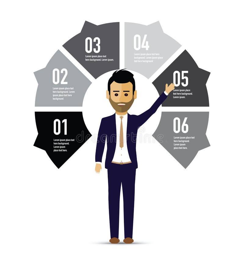 Man with different choices stock vector. Illustration of businessman ...