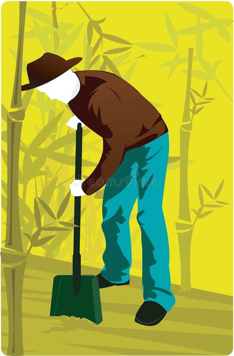 Man Silhouette Digging Stock Illustrations – 361 Man Silhouette Digging ...