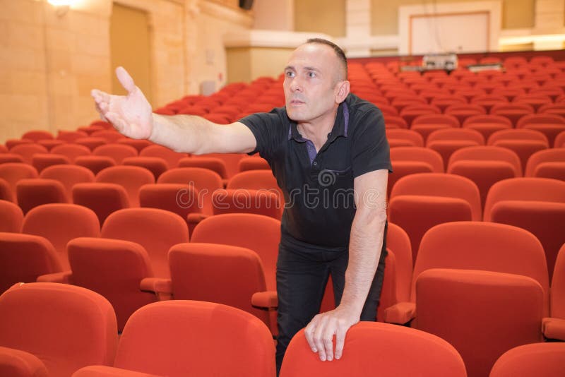 Man directing a spectacle stock image. Image of black - 123021471