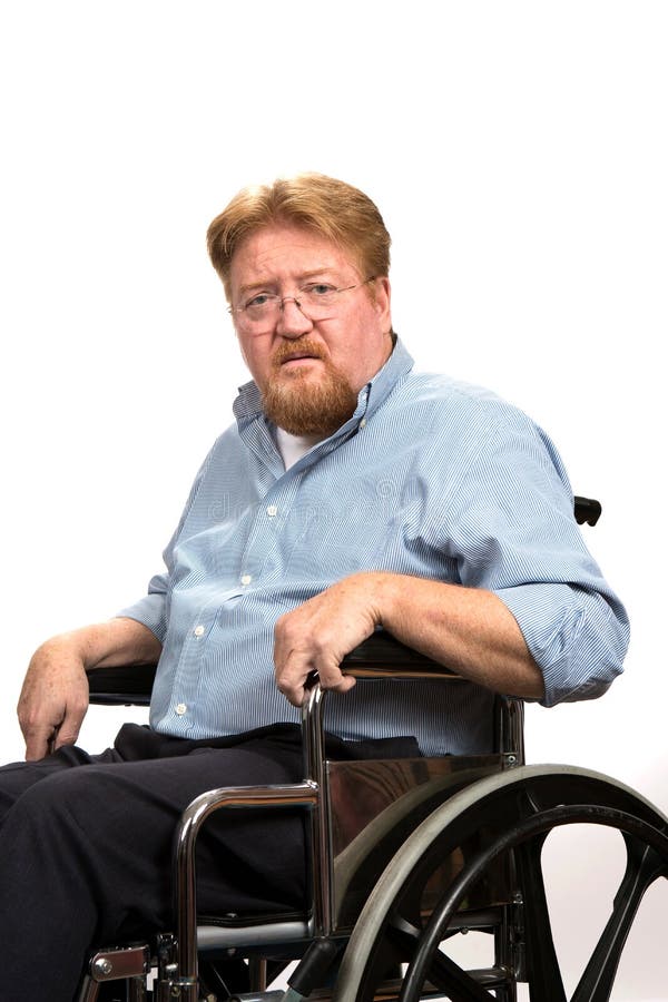 Disabled Man Home stock photo. Image of handicapped, crippled - 35948022