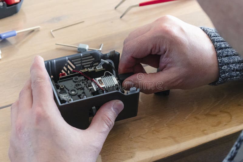 Man Dismantling Electrical Component Repair Stock Photos - Free ...