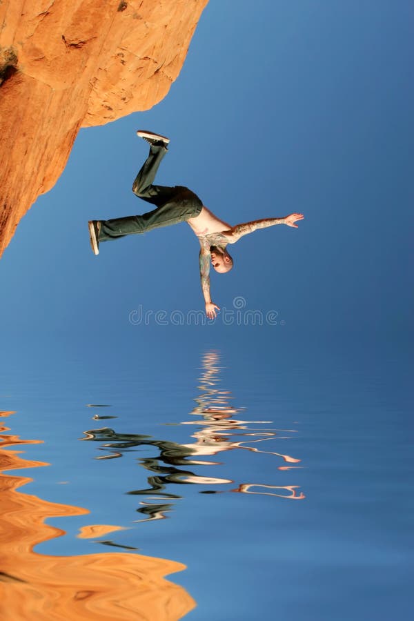 Man diving stock photo. Image of body, rebellious, jump - 3101708