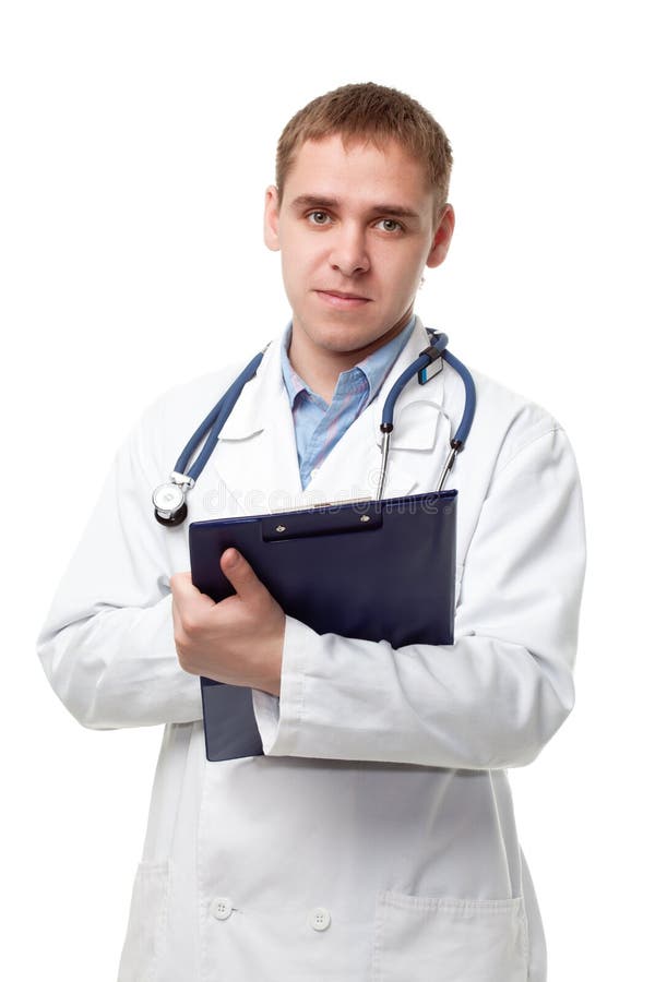 Man Doctor with Stethoscope Stock Image - Image of health, adult: 19999447