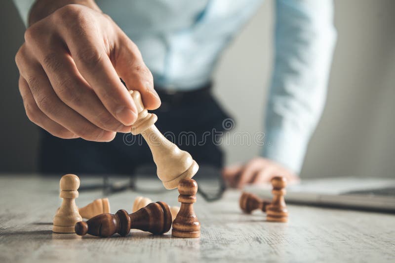 Man hand chess stock photo. Image of rivalry, move, strategy - 199456028