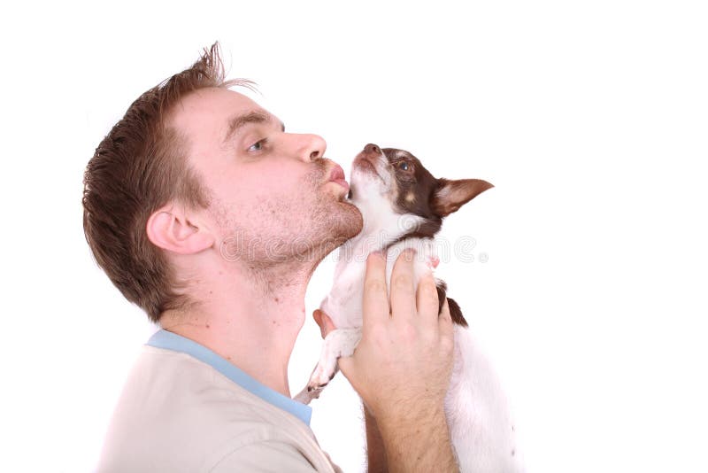 Man And Dog Picture. Image: 5208755