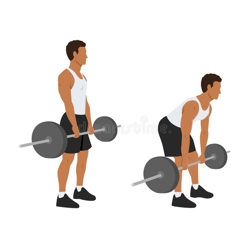 Man Doing Deadlift Stock Illustrations – 103 Man Doing Deadlift Stock ...
