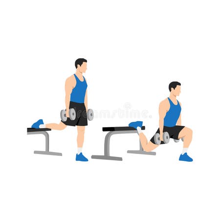 Split Squat Stock Illustrations – 102 Split Squat Stock Illustrations ...