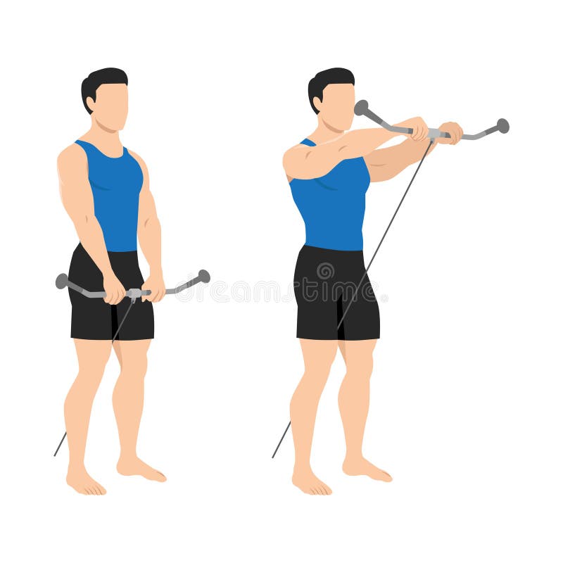 Cable Exercise Stock Illustrations – 1,118 Cable Exercise Stock ...