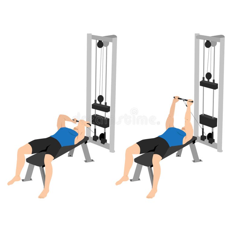 Tricep Extension Stock Illustrations – 66 Tricep Extension Stock ...