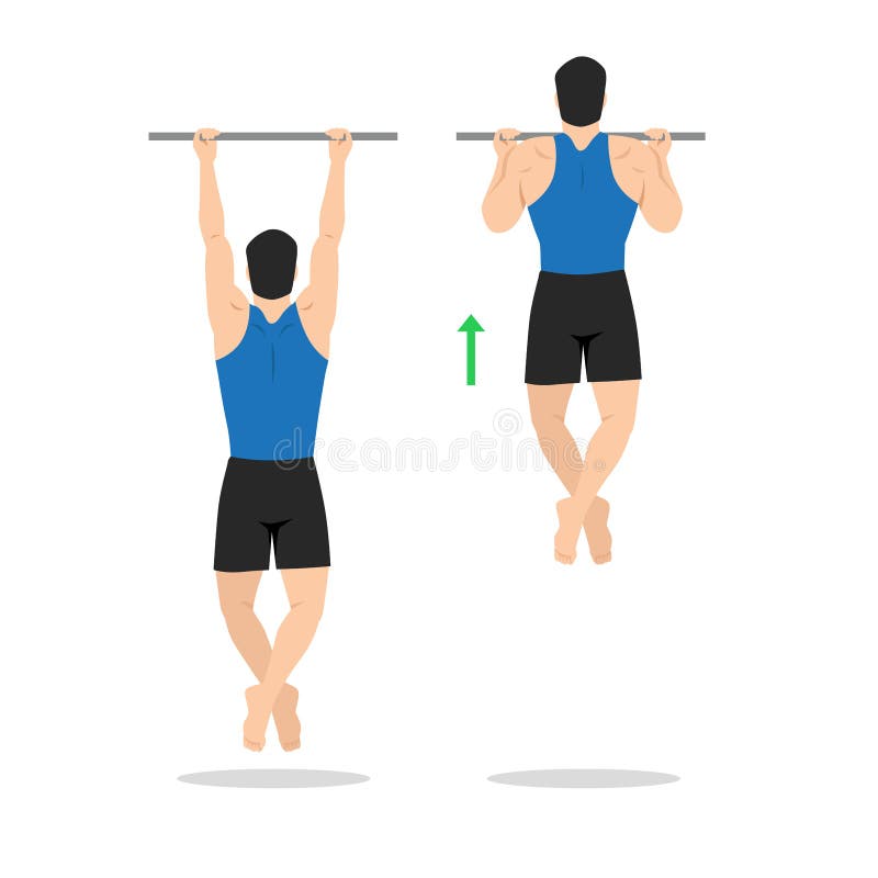 Man Doing Pull Ups Stock Illustrations – 110 Man Doing Pull Ups Stock Illustrations, Vectors ...