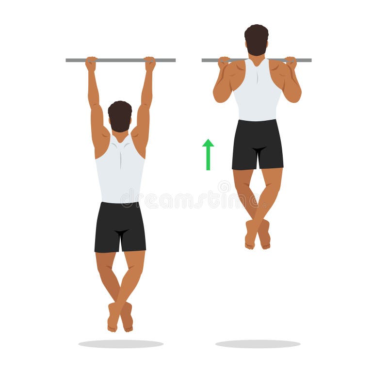 Man Doing Active Hamstring Stretch Exercise. Flat Vector Illustration ...