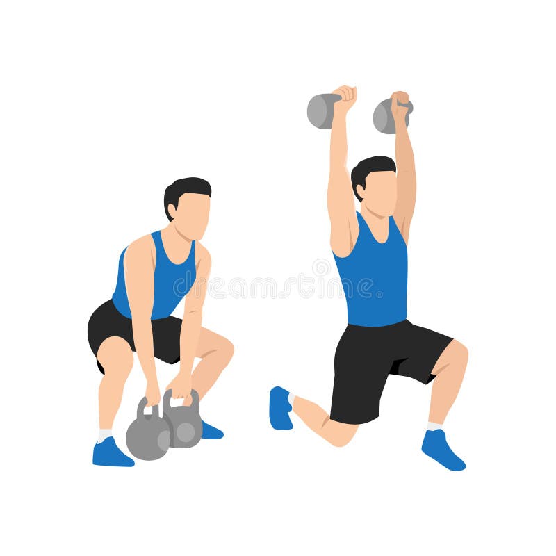 Split Snatch Exercise Stock Illustrations – 1 Split Snatch Exercise Stock Illustrations, Vectors ...