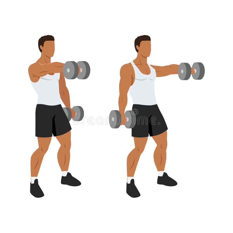 Shoulder Front Raise Stock Illustrations – 57 Shoulder Front Raise ...