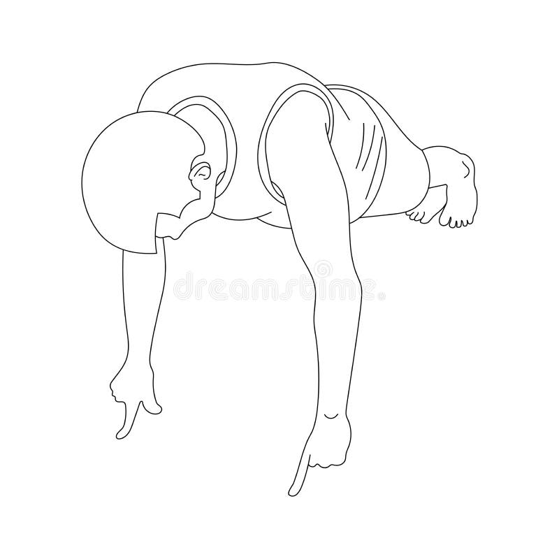 Man doing finger push ups stock vector. Illustration of healthy - 248569617