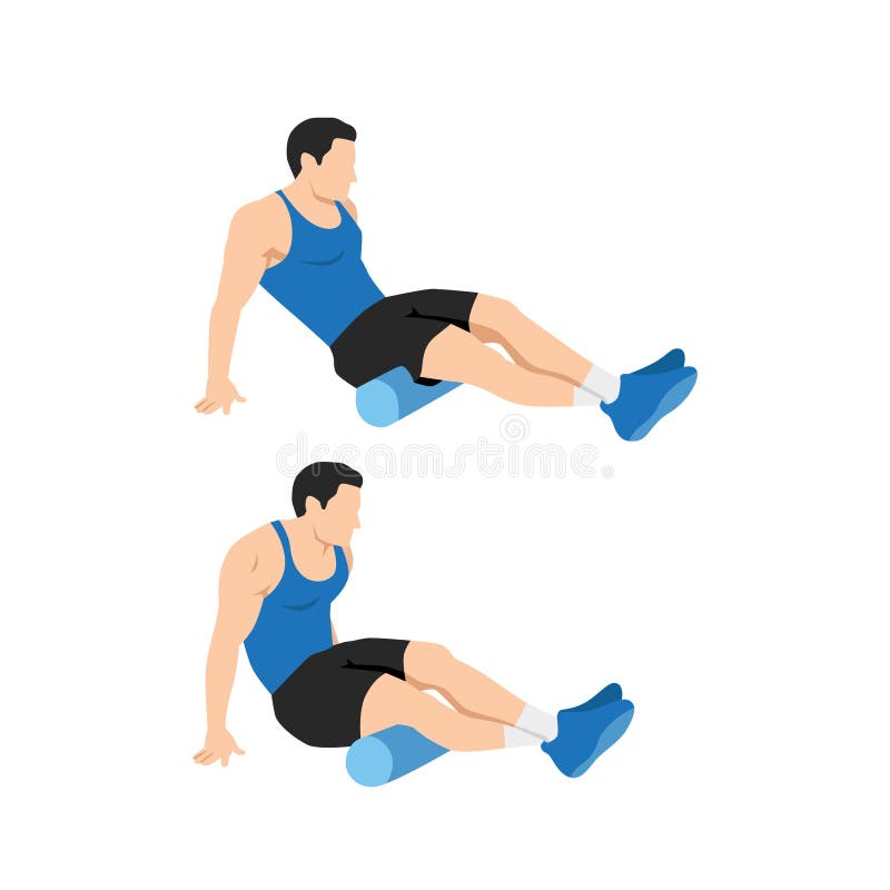 Hamstring Stretch Stock Illustrations – 380 Hamstring Stretch Stock ...