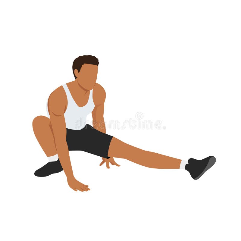 Standing Hamstring Stretch Diagram