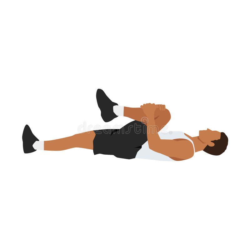 Knee To Chest Stock Illustrations – 156 Knee To Chest Stock ...