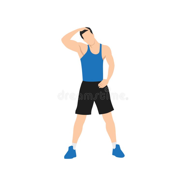Neck Stretch Stock Illustrations – 1,293 Neck Stretch Stock ...