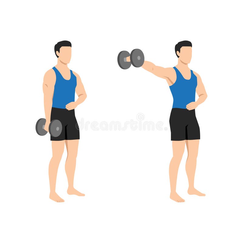 Lateral Raises Stock Illustrations – 94 Lateral Raises Stock ...