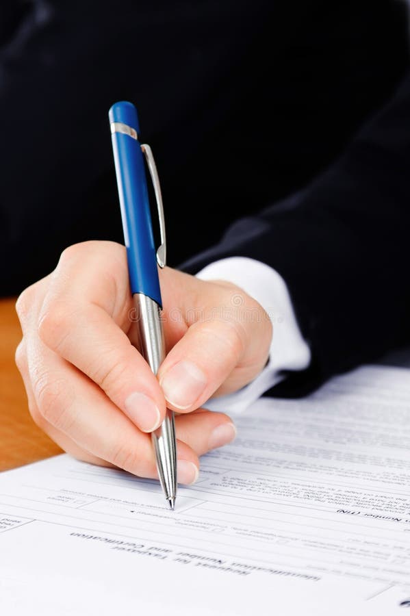 Man doing paperwork stock image. Image of calculate, income - 10401641