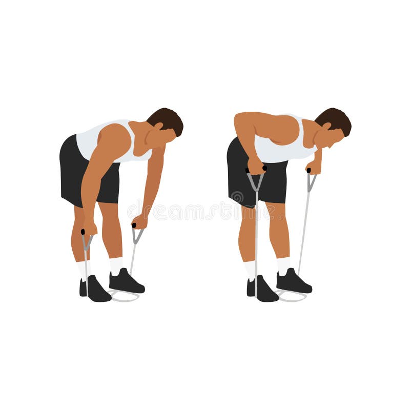 Bent Over Rows Stock Illustrations – 72 Bent Over Rows Stock ...