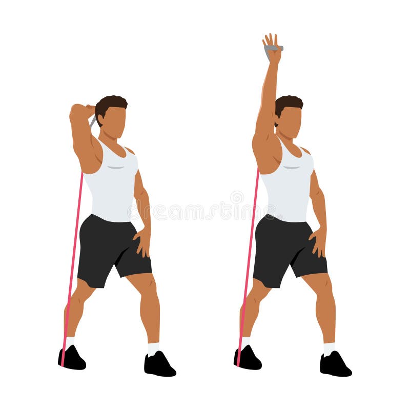 Tricep Extension Stock Illustrations – 47 Tricep Extension Stock ...