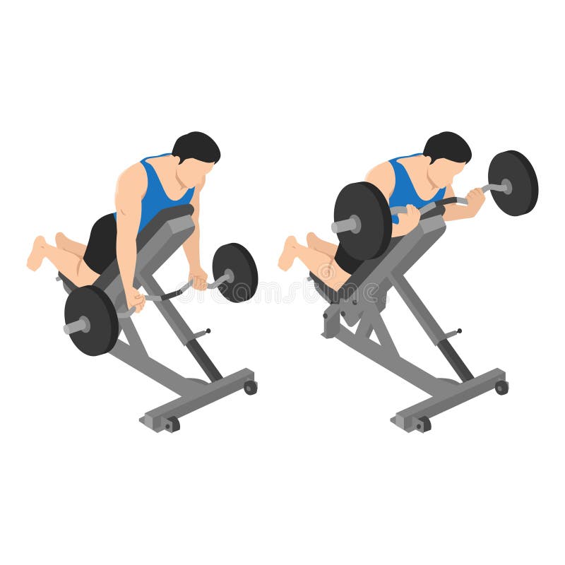 Reverse Incline Bench Barbell Stock Illustrations – 3 Reverse Incline ...