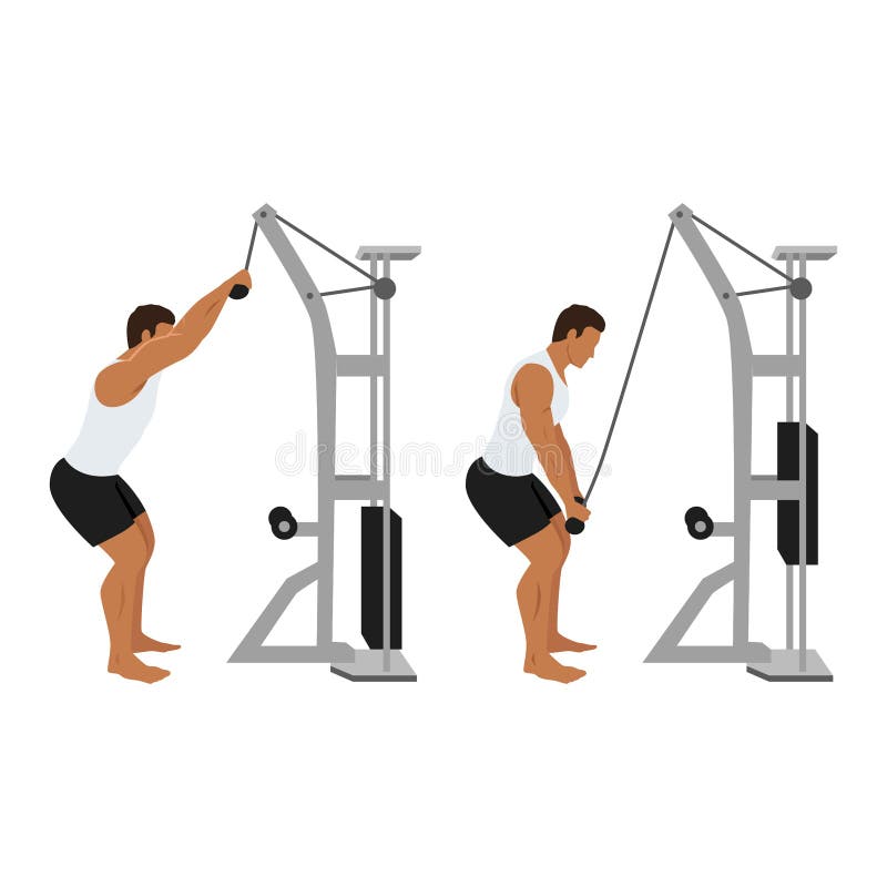 Cable Rope Pull Downs