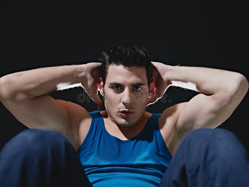 Young Male Photographer Hiking in Forest Stock Image - Image of foliage ...