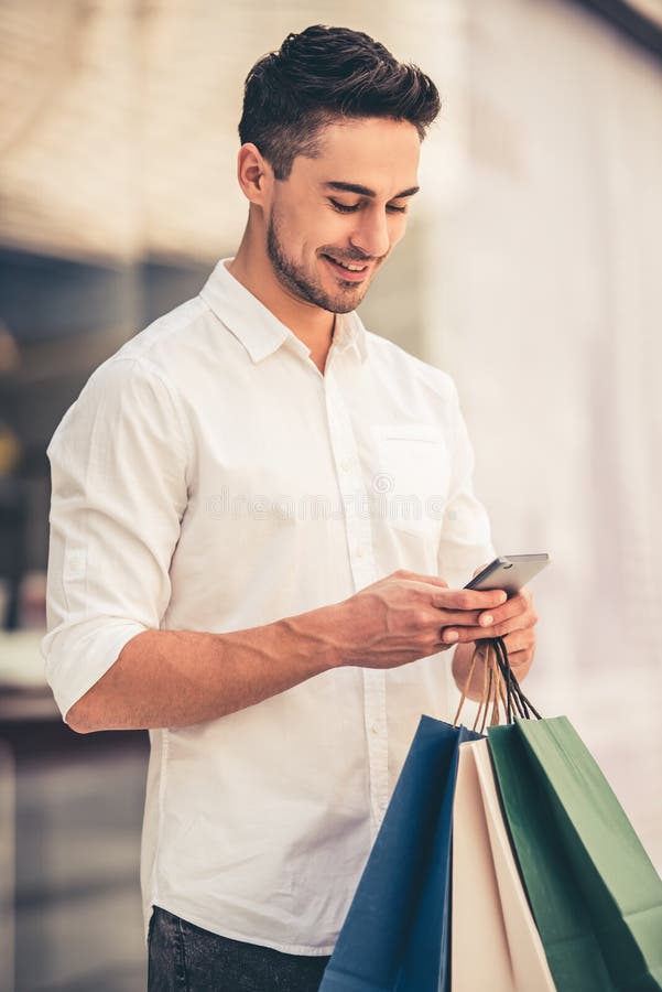 Man doing shopping stock photo. Image of choice, beauty - 88601704
