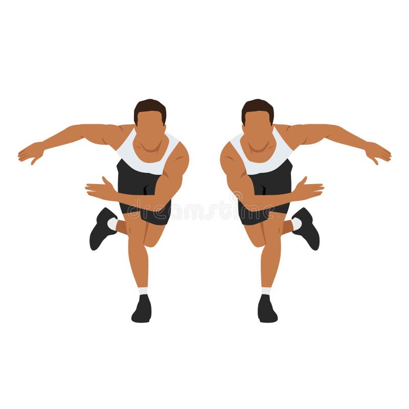 Side Shuffle Stock Illustrations – 187 Side Shuffle Stock Illustrations ...