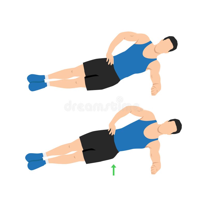 Forearm Plank Exercise Stock Illustrations – 56 Forearm Plank Exercise ...