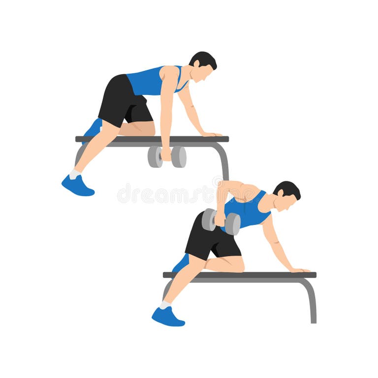 Bent Over Row Stock Illustrations – 114 Bent Over Row Stock ...