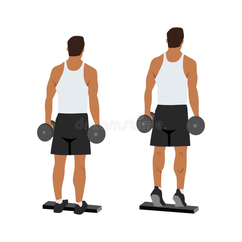 Man Doing Standing Lat Pulldown Exercise. Flat Vector Illustration ... Man Doing Standing Lat Pulldown Exercise. Flat Vector Illustration ...