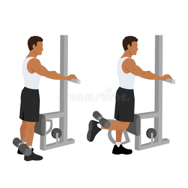 Standing Hamstring Stock Illustrations – 151 Standing Hamstring Stock ...